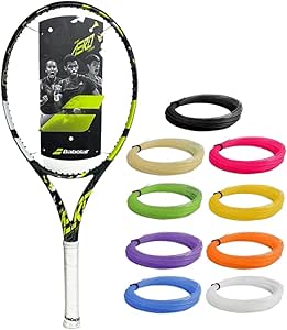 Amazon.com : Babolat Pure AERO Team Tennis Racquet - Strung with Your ...
