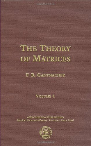 Amazon.com: The Theory of Matrices (2 Volumes) (Matrix Theory, AMS ...