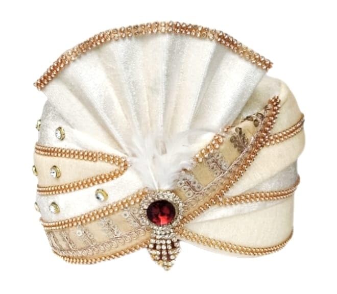 BSSAFA Traditional Wedding Accessories Turban for Dulha/Groom Pagdi ...