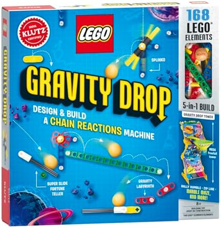 LEGO Chain Reactions 2: Gravity Drop (Klutz) : Editors of Klutz: Amazon ...