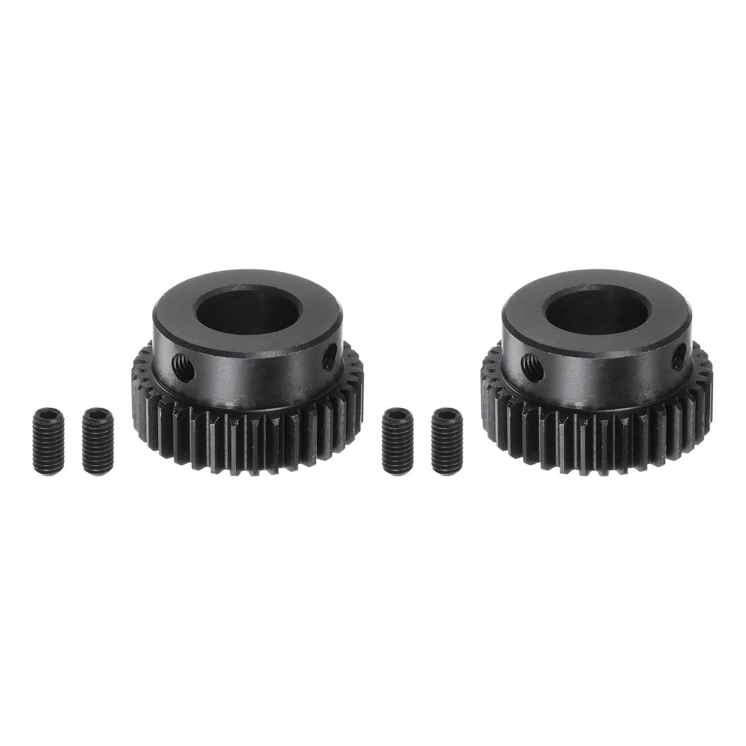 sourcing map 2pcs Spur Gear 16mm Inner Hole Pinion Gear 35T Mod 1 45 ...