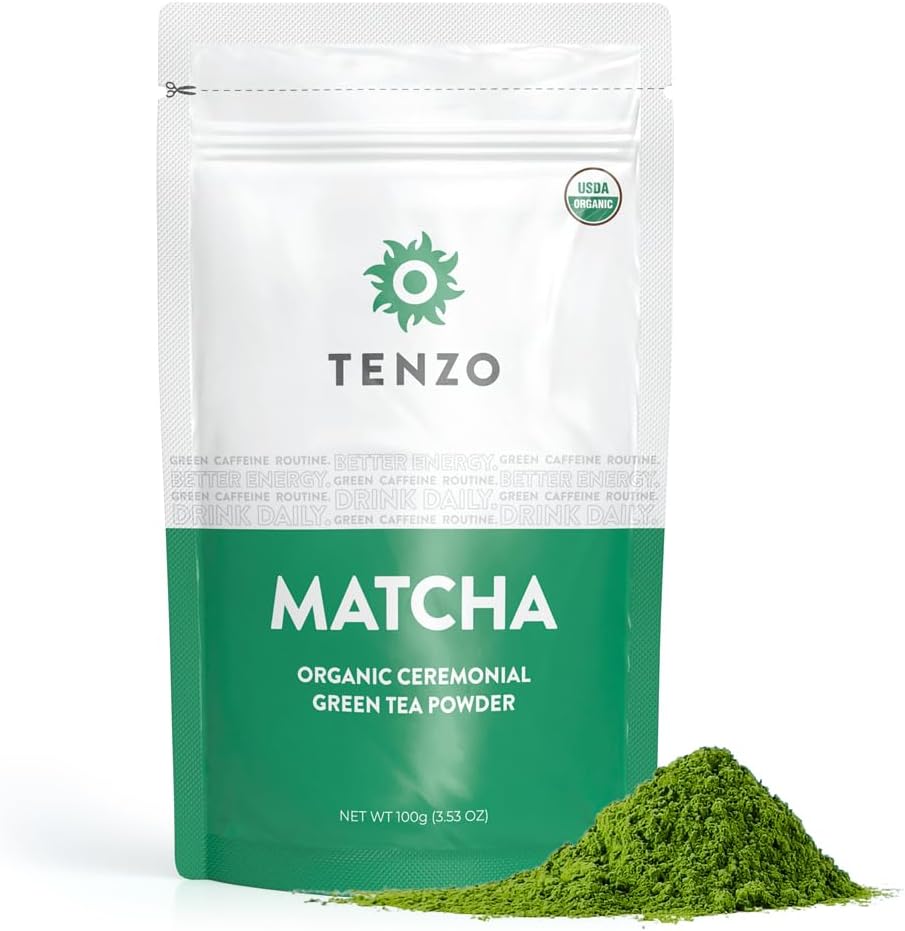 Amazon.com: Tenzo Matcha Green Tea Powder - Matcha Powder USDA Organic ...