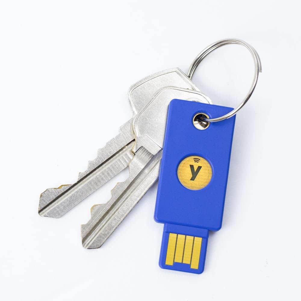 Yubico FIDO Security Key - USB & NFC, Two Factor Authentication, FIDO ...