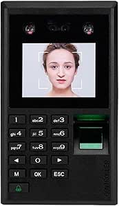 Employee Time Attendance Machine Dynamic Face Recognition Keyboard ...