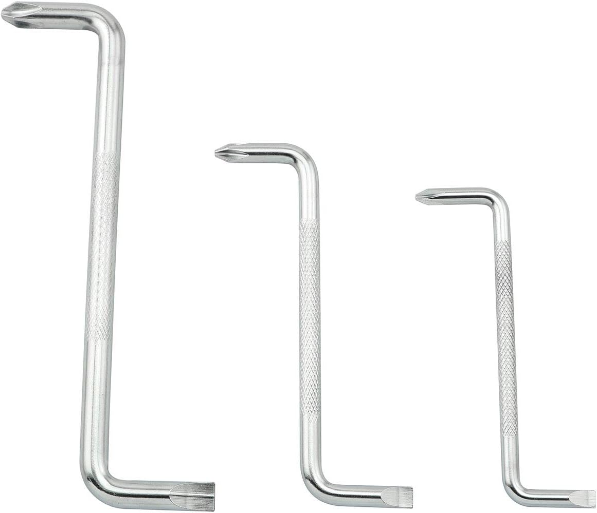 Amazon.com: TAODAN 1 Set 3PCS 90 Degree Z-shaped Screwdriver Set Right ...