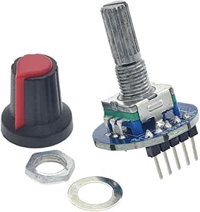 Amazon.com: 10PCS Rotary Encoder Potentiometer 5V Round Digital Audio ...