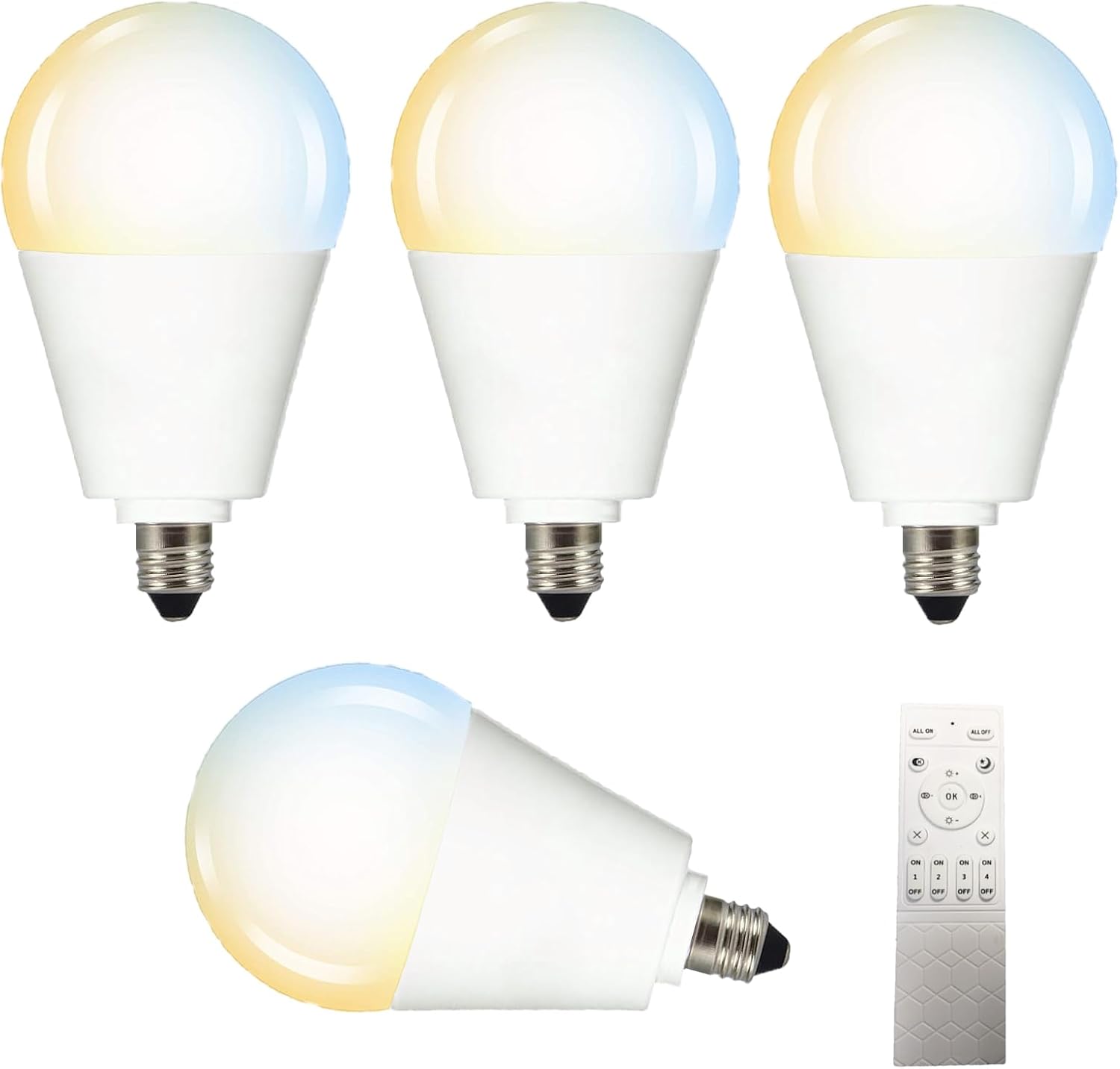 ZSSXOLED [Pack of 4] E12 LED Bulb 6W E12 Candelabra Base Equivalent 60W ...