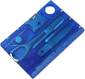 12 in 1 Pocket Credit Card Outdoor Survival Multi Card Multi Tool EDC ...