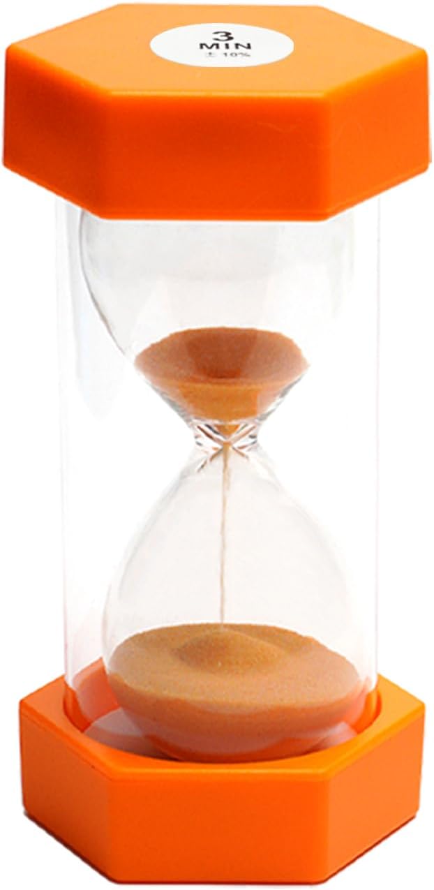Hourglass Sand Timer, Coloured Sandglass for Children, Kitchen ...