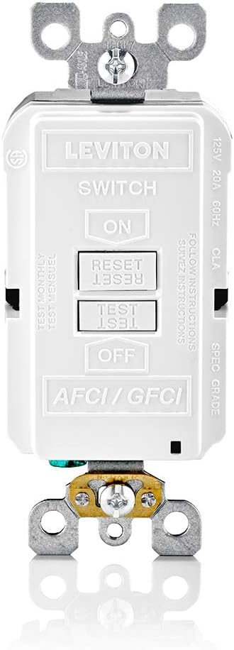 EATON Wiring GFCI Self-Test 20A -125V Blank Face Receptacle with ...