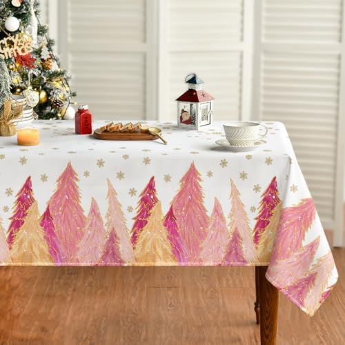 Amazon.com: Horaldaily Christmas Tablecloth 60×84 Inch Oval, Christmas ...