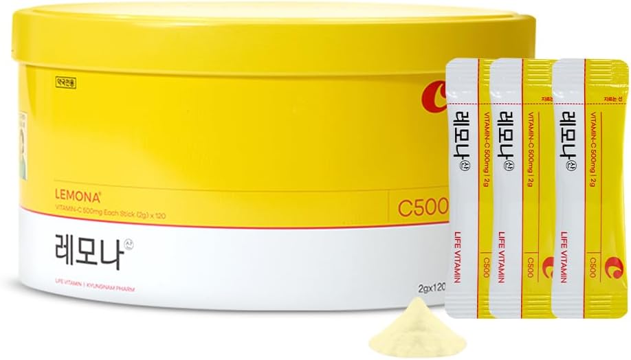Amazon.com: Kyung Nam Pharm LEMONA Official with Vitamin C 500mg, 190 ...