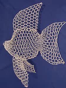 Amazon.com: Angel Fish Topiary Frame - 31" High and 24" Long : Patio ...