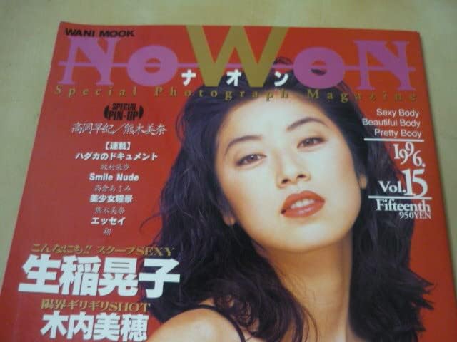 Amazon.co.jp: NOWONナオンvol.15生稲晃子木内美穂島田沙羅工藤めぐみ小沢なつき高岡早紀熊木美奈ほか (ゆうパケット160円)ムック写真集 1996 : おもちゃ