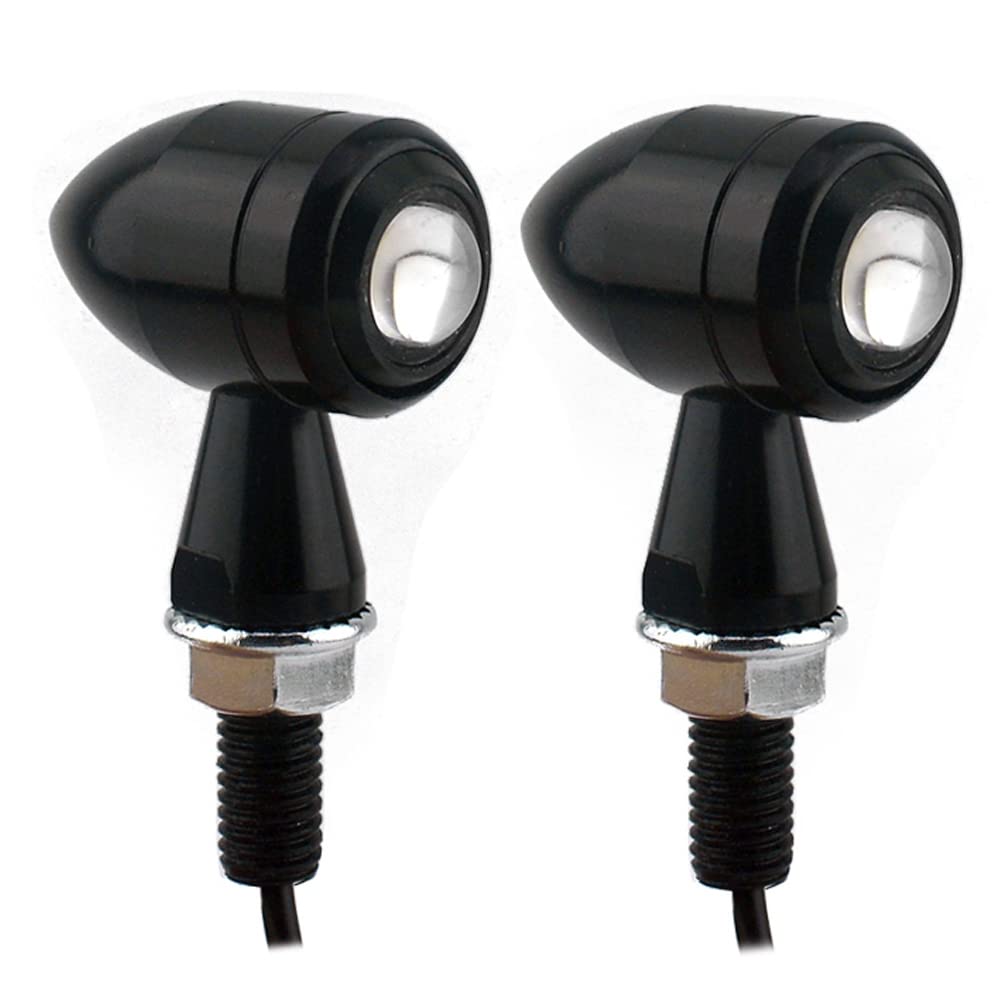 Amazon.com: Boldness Motorcycle Mini LED Turn Signal Light Bullet Moto ...
