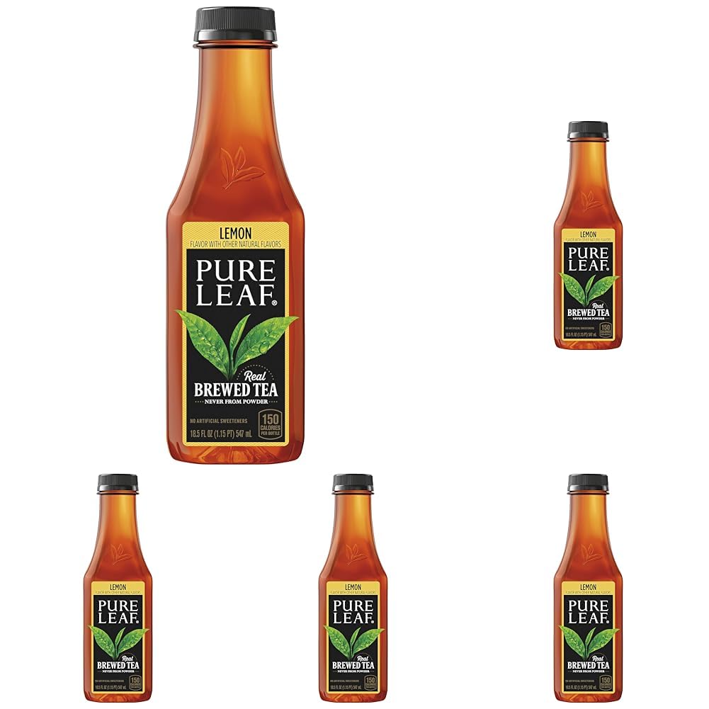 Amazon.com : Pure Leaf Iced Tea, Sweetened Lemon Flavor Black Tea, 18.5 ...