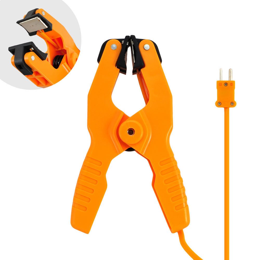 Snapklik.com : Pyle Meters Pipe Clamp Temperature ProbeTool-Type-KPipe ...