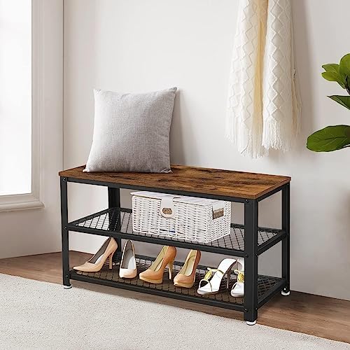 Amazon.com: Wonder Comfort Shoe Bench, Industrial Shoe Rack with 2 ...