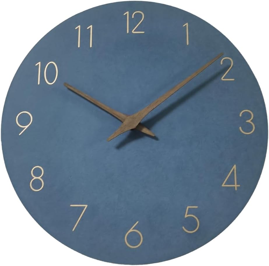 Unity Wall Clock, Bristol Contemporary, Silent Sweep, Teal Green, 12 ...