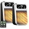 Amazon.com: GiveBest 800W Wall Outlet Space Heater with Remote,LED ...