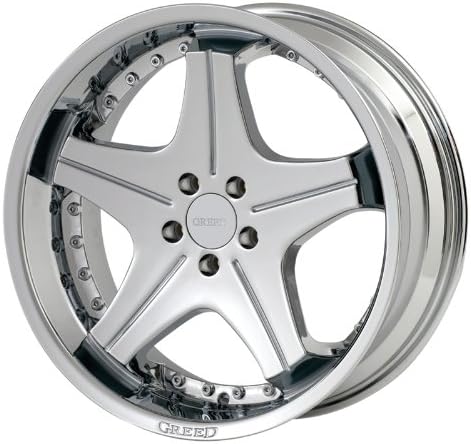 Amazon.com: Greed 431 Devotion Chrome Wheel - (20x8.5" / 5x120mm +38 ...