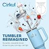 Amazon.com | Cirkul 40oz. Raindrop Stainless Steel Tumbler with Handle ...