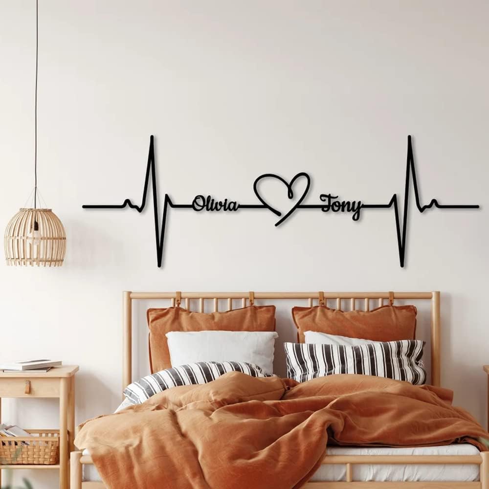 Amazon.com: Personalize Infinity Metal Sign, Infinity Heart Metal Wall ...
