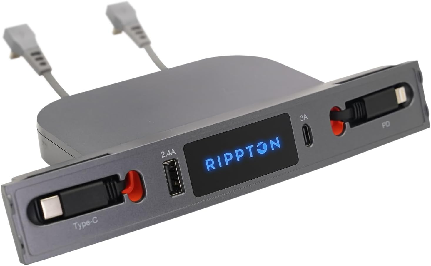 Amazon.com: Rippton Tesla USB Hub Docking Station with Retractable line ...