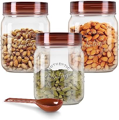 MILTON Vintage Airtight Containers with Spoons for Kitchen Storage ...