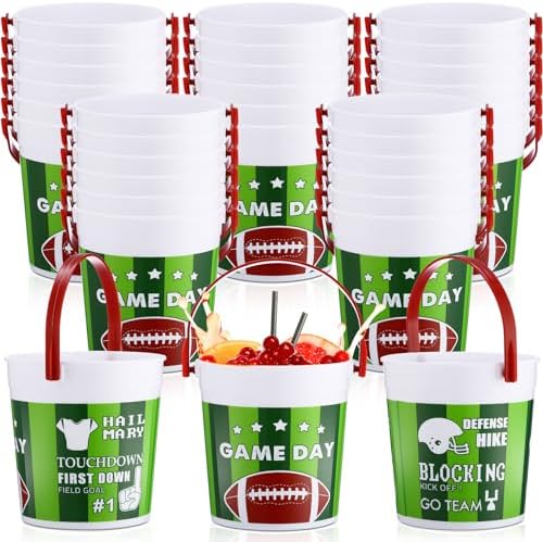 Amazon.com: Ziliny 32 oz Football Cocktail Rum Buckets, Portable Rum ...
