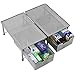 SimpleHouseware Stackable Cabinet Basket Drawer Organizer, Silver ...