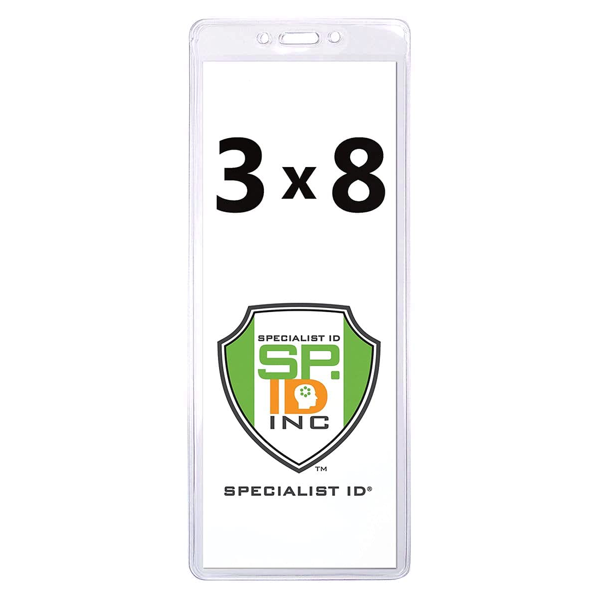 Amazon.com : Heavy Duty 3 X 8 Ticket Holder - Clear Plastic Extra Large ...