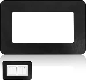 Double Light Switch Surround, Black Double Socket Surround Light Switch ...