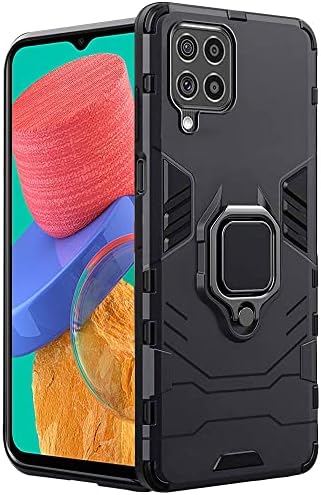 TheGiftKart Tough Armor Bumper Back Case Cover for Samsung Galaxy M33 | Ring Holder & Kickstand ...