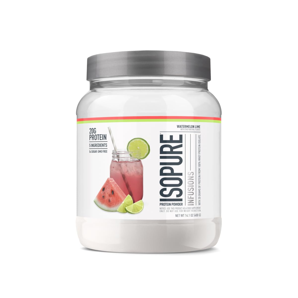 Amazon.com: Isopure Protein Powder, Clear Whey Isolate Protein, Post ...