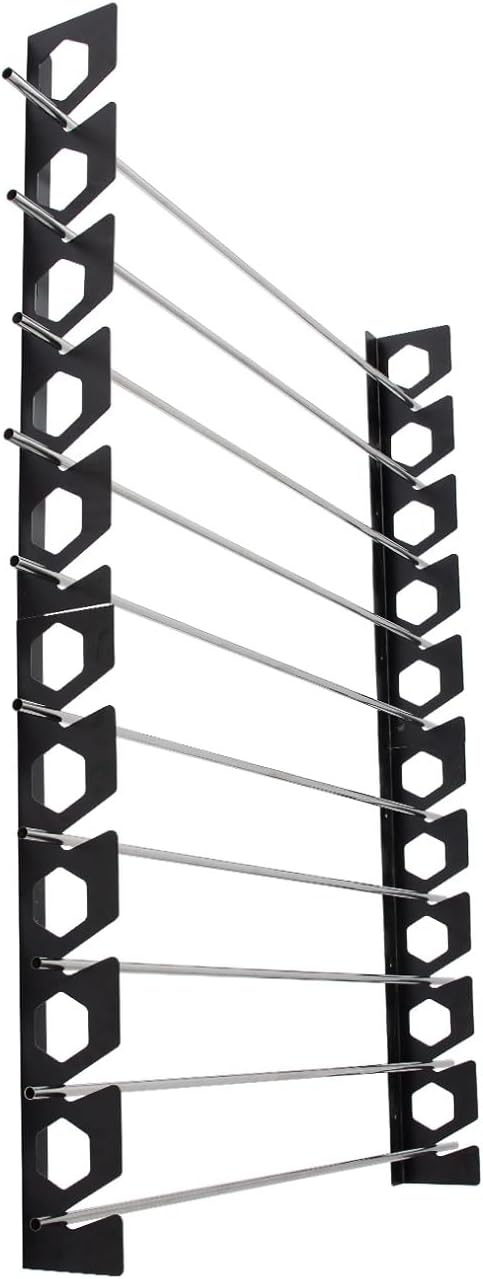 Amazon.com: DIYTUNINGS 10 Roll Black Wall Mount Storage System Rack for ...