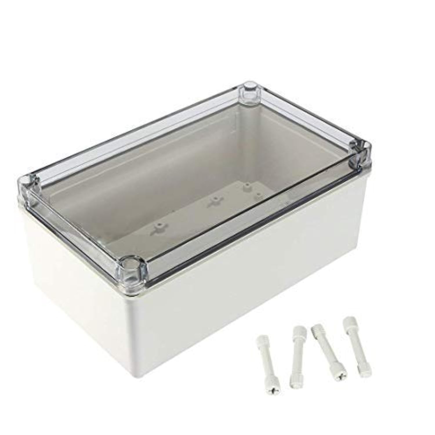 YXQ 250x150x100mm ABS Junction Box w PC Transparent Cover Waterproof ...