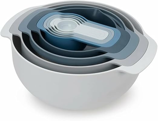Amazon.com: Joseph Joseph 9 Nesting Set with Mixing Bowls Measuring ...