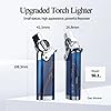 Amazon.com: HONEST Single Jet Flame Butane Lighters Refillable Metal ...
