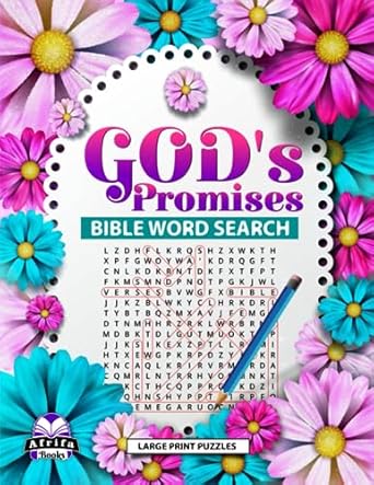 God’s Promises Bible Word Search: Large Print Puzzles with Scripture ...