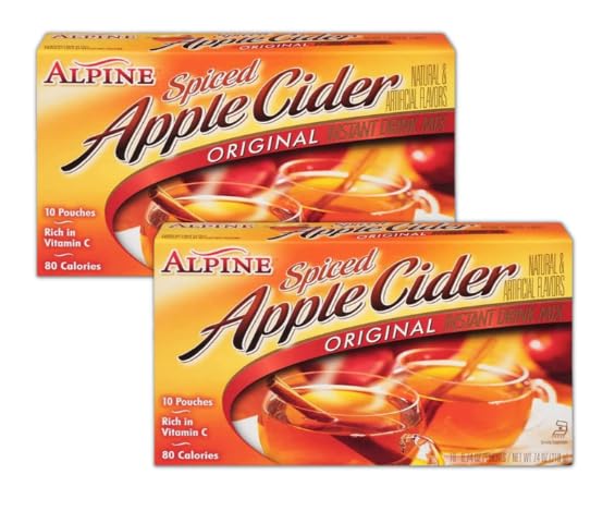 Amazon.com : Alpines Spiced Apple Cider - 2 Pack of 7.4 oz Boxes Which ...
