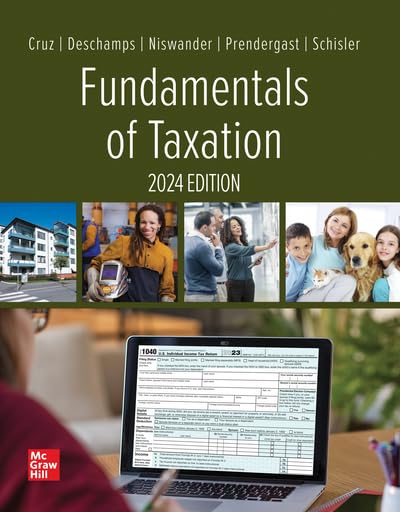 Connect Online Access for Fundamentals of Taxation 2024 Edition 17th ...
