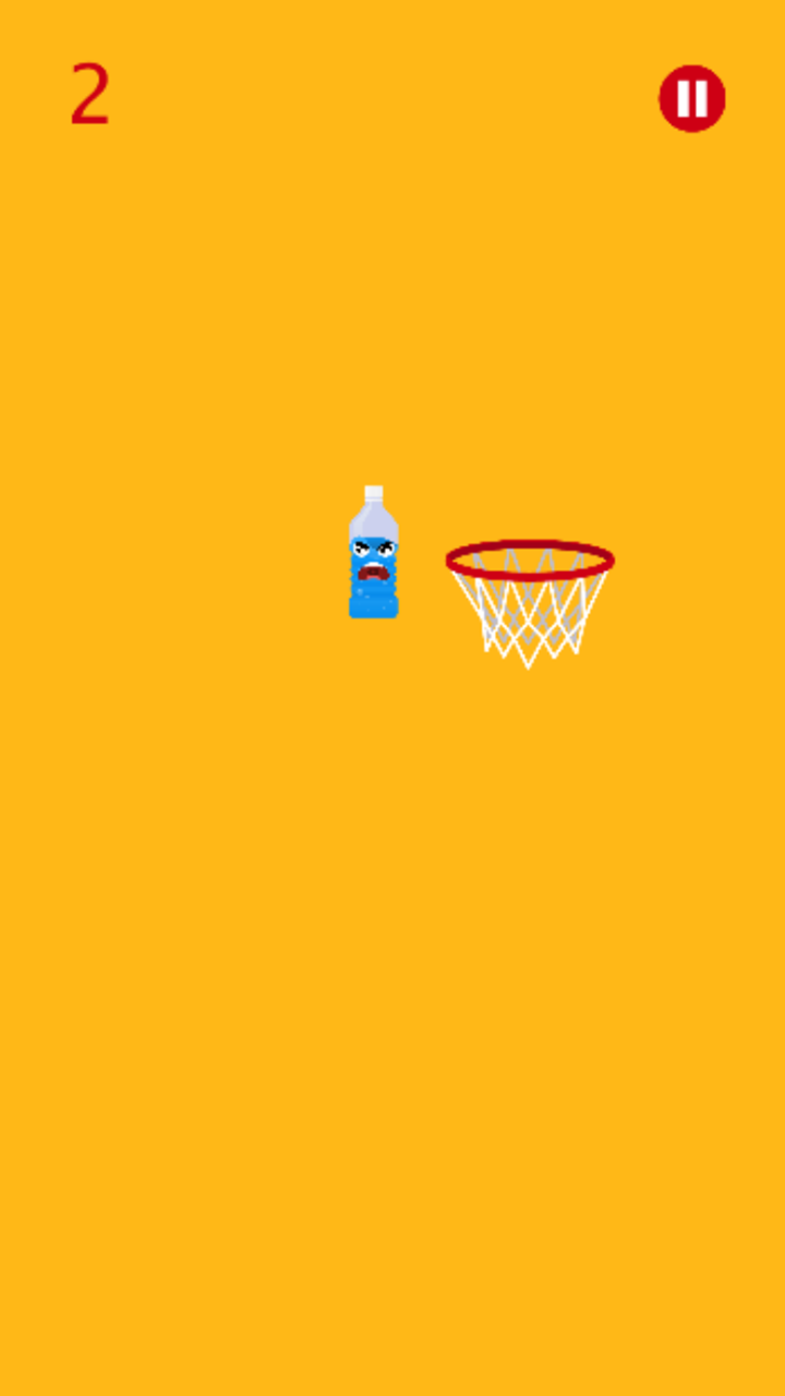 Bottle Dunk Flip Fire - Hit Flappy Flipping Bottle Into Basketball ...