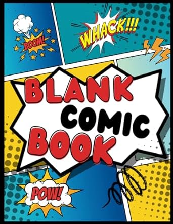 Amazon.com: Blank Comic Book: Draw Your Own Comics: MILTON, LIANA ...