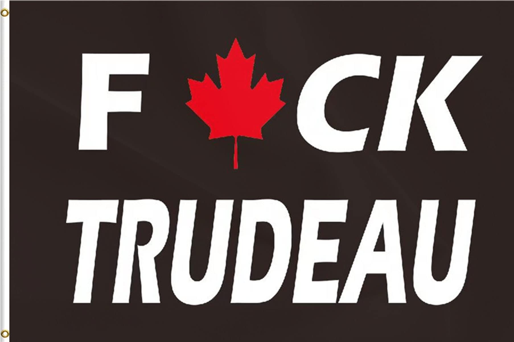 FK Trudeau Flags 3x5ft,F Trudeau Flags with 2 Brass Grommets, Durable ...