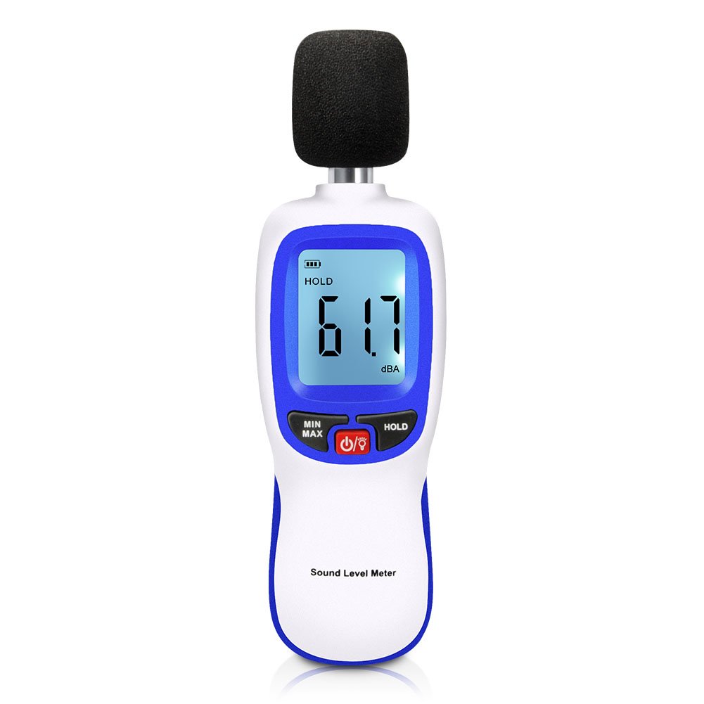 Sound Level Meter, 30dB -130dB Noise Measuring Instrument, for Sound ...