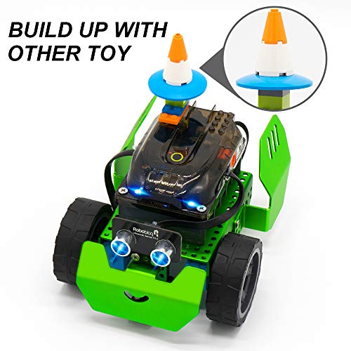 Robobloq Q-Scout STEM Projects for Kids Ages 8-12, Coding Robot, Learn Robotics, Electronics and ...