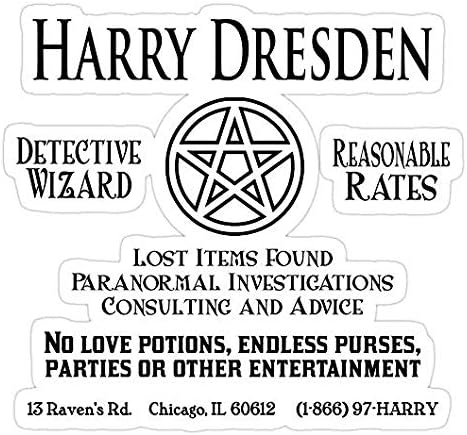 Amazon.com: Harry Dresden - Wizard Detective, Harry Dresden Decal ...