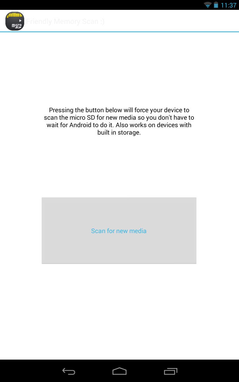 Friendly Memory Scanner - App on Amazon Appstore