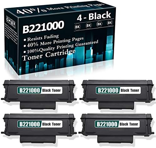 Amazon.com: 4-Black B221000 (per Toner 1,680 Page) B2236 Remanufactured ...